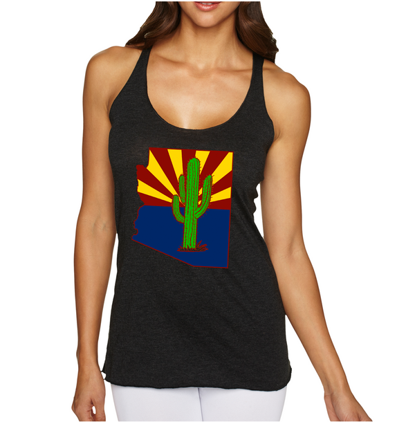 Arizona Cactus T-Shirt & Tank - Men's Arizoniacs Logo Collection